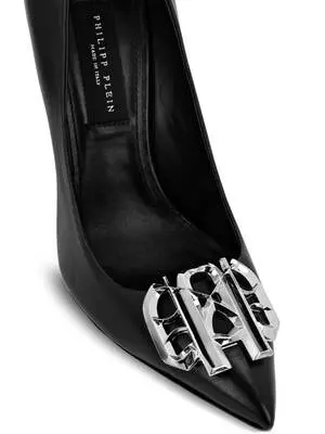 Philipp Plein 120mm Gothic Pumps - ""02 Black""